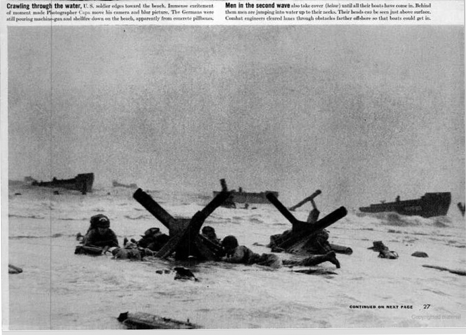 Icons of the Invasion: The Robert Capa D-Day Photos. | tomdemerly